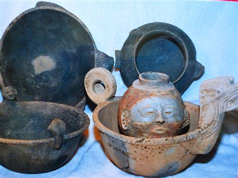 Five Exceptional Mississippian Culture Effigy Vessels From Pemiscot Co Mo