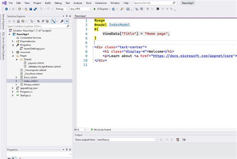 A Quick Start On ASP NET Core Razor Pages Techformist