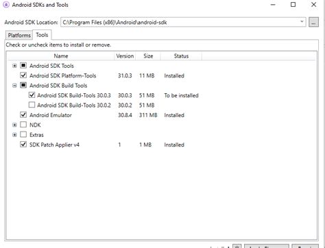 Android Sdk Build Tools 31 Not Available Visual Studio 2022 Xamarin