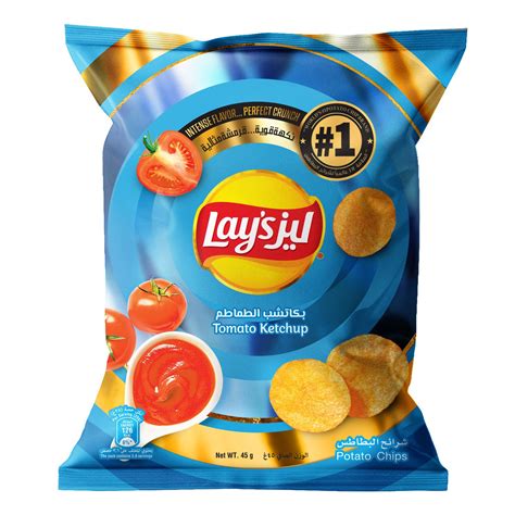 Lays Potato Chips Tomato Ketchup 45 G Online At Best Price Lulu Ksa