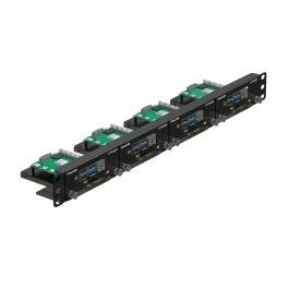 UCTRONICS U Raspberry Pi Rack Mount With SSD Mounting Brackets Thumbscrews Front Removable