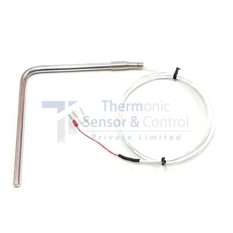 L Type Resistance Temperature Detector Sensor Thermonicindia