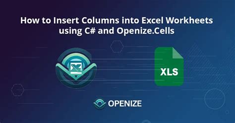 fileformat cells를 사용하여 c 으로 excel 워크시트에 열 삽입 종합 가이드