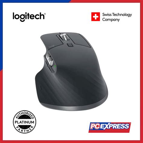 Logitech Mx Master 3s Wireless Mouse Graphite Pc Express