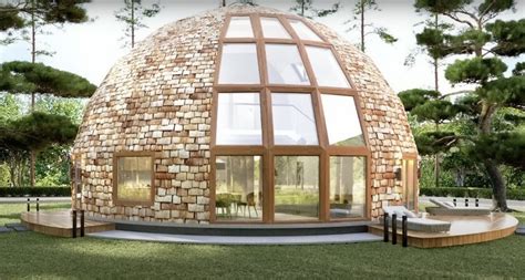 Seriously Stylish Dome Shaped Tiny House Comes Complete With A Preinstalled Skylight And