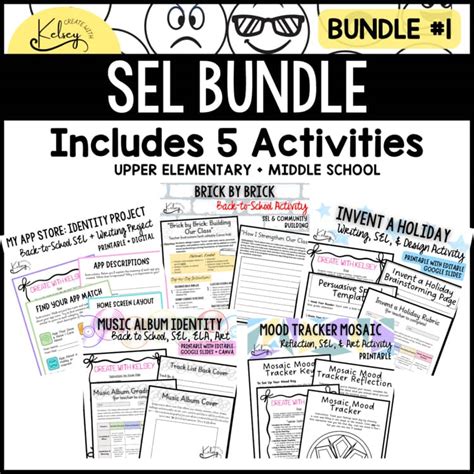 Sel Bundle Self Awareness Decision Making And Relationship Skills Projects