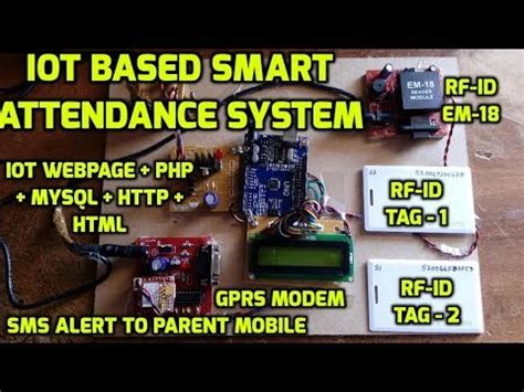 IoT Based Smart Attendance System Attendance System Based On RFID Project Using IOT