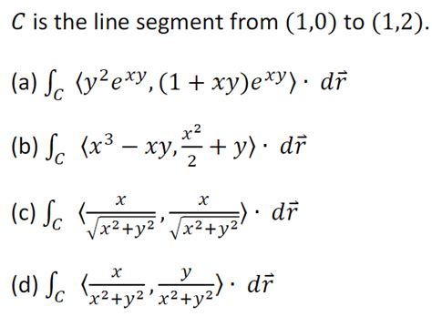 solved asked to evaluate the given line integral along the