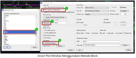 Batch Print Menggunakan Smartplot Metode Block Reseller Zwcad Indonesia