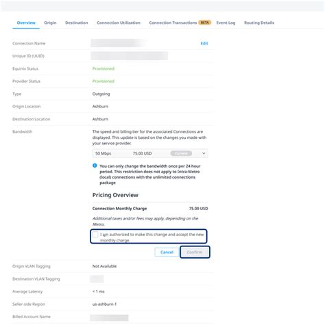 Connect To Oracle Oci Equinix Product Documentation