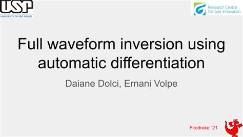 Pdf Full Waveform Inversion Using Automatic Differentiation