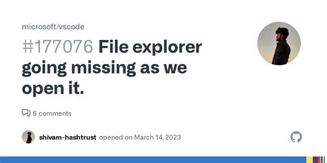 File Explorer Going Missing As We Open It Issue Microsoft Vscode Github