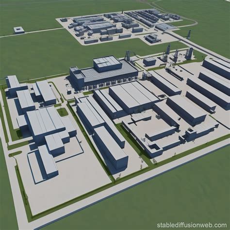 Factory Layout Image Stable Diffusion Online