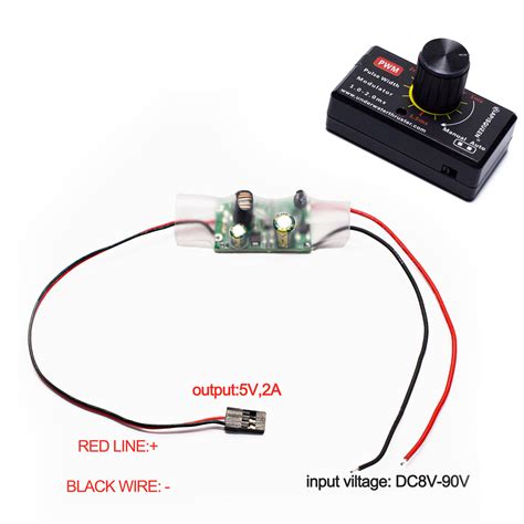 apisqueen pwm 1 2ms speed control knob pluse width modulator for brush