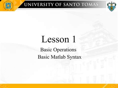 matlab training session 1st introduction ppt