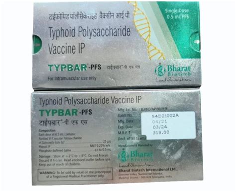 Typhoid Polysaccharide Vaccine 25 Mcg At ₹ 250 Piece In Saharanpur Id 2851924035873