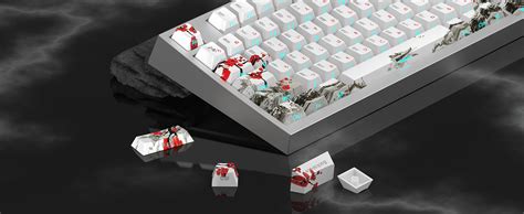 Jsjt Pbt Japanese Keycaps Side Printed Keycap Set Pbt Doubleshot Shine Through