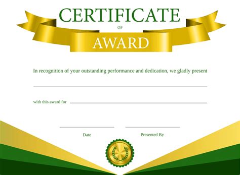 Free Printable Blank Award Certificate Templates Ablebionics