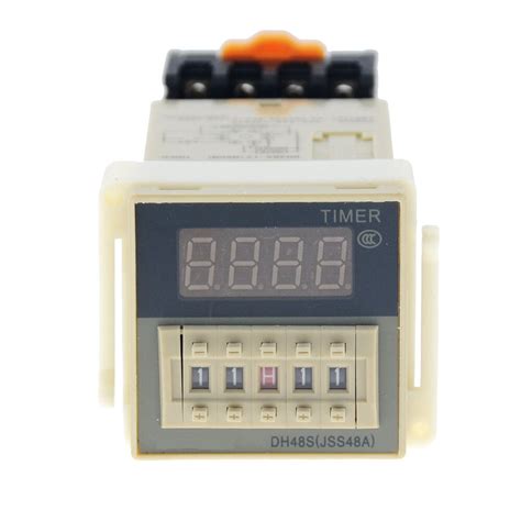 Led Programmable Digital Dh48s 1z Timer Time Relay Switch Dh48s 0 01s 99h99m Din Rail Ac110v