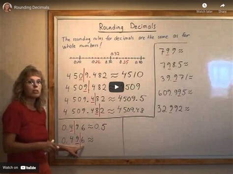 Math Mammoth Rounding Decimals Instructional Video For 4th 5th Grade