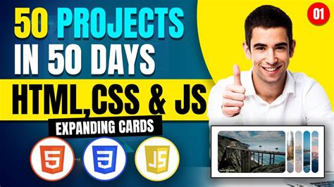 50 Projects In 50 Days Html Css And Js 1 Expanding Cards By