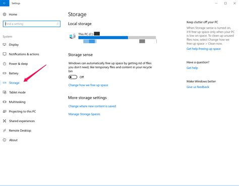 View Windows 10 Disk Usage With Inbuilt Storage Tool OgbongeBlog