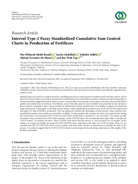 pdf interval type 2 fuzzy standardized cumulative sum control charts
