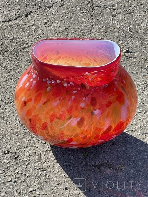 Ваза Львівської кераміко скульптурної фабрики з гутного скла 119777740 купити Violity