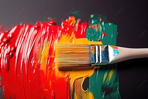 다채로운 페인트를 들고 있는 오래된 페인트 브러시 고해상 그리기 누끼 배경 일러스트 및 사진 무료 다운로드 Pngtree
