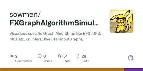 Github Sowmenfxgraphalgorithmsimulator Visualizes Specific Graph Algorithms Like Bfs Dfs