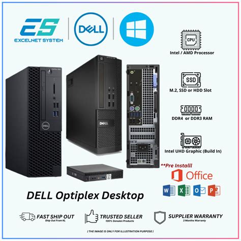 Pc Dell Optiplex Sff M Ssd Or Hdd Windows New Storage Years Warranty Refurbished