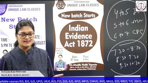 Rjs Adj Mpjs Gjs And Judiciary New Batch Starts Information Youtube