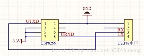 Esp8266模块接线篇 （正常运行and烧录固件）esp8266 烧录接口 电路 Csdn博客