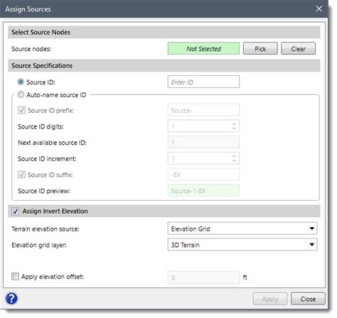 draw and assign sources command civilgeo knowledge base