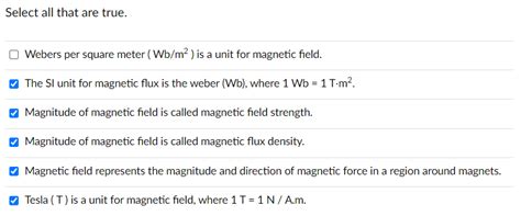Solved Select All That Are True Ohm Used Many Types Of Chegg Com