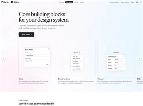 Radix Ui Primitives Shadcnui Template