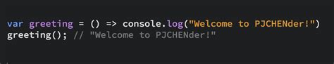 筆記 Javascript Es6 中的箭頭函數（arrow Function）及對 This 的影響 ~ Pjchender 那些沒告訴你的小細節