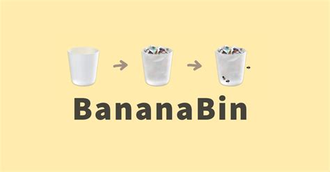 Bananabin — A Playful Reminder That Its Time To Take Out The Trash Mac Treasure Curated
