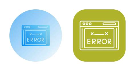 Icono De Vector De Código De Error 33563805 Vector En Vecteezy