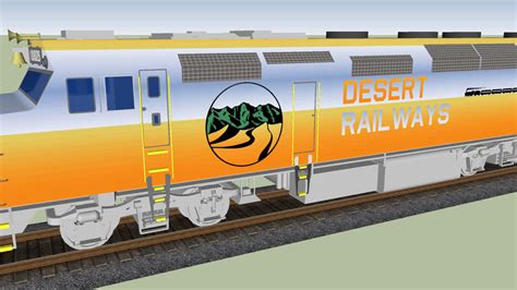 Emd F40ph Diesel Locomotive 3d Warehouse