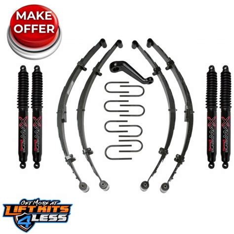 Skyjacker 35 Lift Kit Wblack Max Shocks For 1976 1983 Jeep Cj51976
