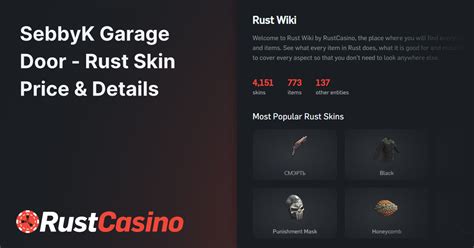 Sebbyk Garage Door Rust Skin Price And Details