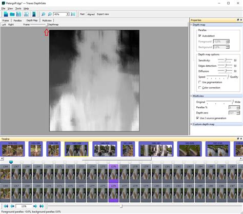 Depthgate For Glasses Free Video Advanced Multiview Generation