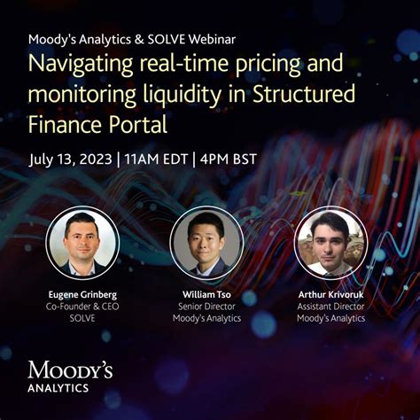 Saurabh Rob K On Linkedin Moodys Analytics And Solve Navigating Real Time Pricing And Monitoring…