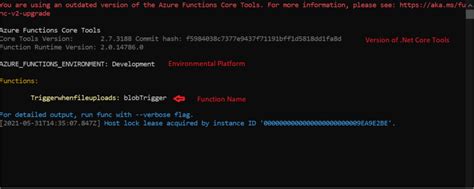 create an azure function triggered by blob storage using c