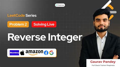 Day Leetcode Problem Solving Reverse Integer Solution Explained Days Coding Challenge