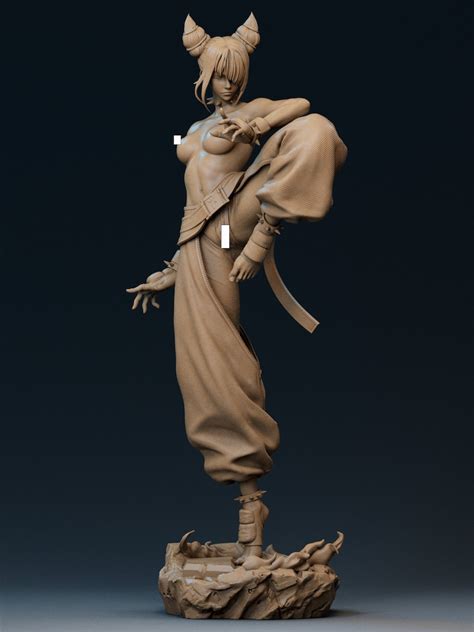 Juri Nsfw Collectible Resin Miniature With Base Fan Art Etsy