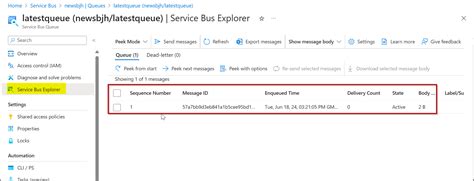 azure servicebuserror invalidoperationerror cannot create a message