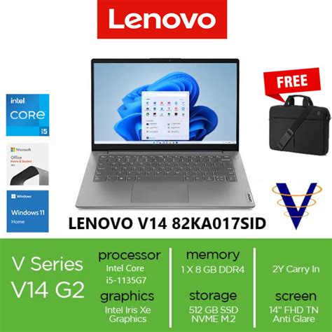Jual Laptop Lenovo V G Ka Sid I G Gb Gb Ssd Hd Win Di Seller Vortexindo