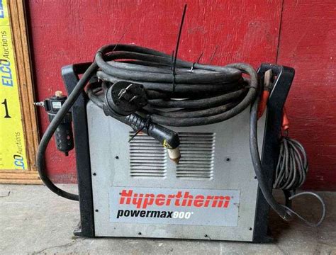 Hypertherm Powermax 900 Plasma Cutter Does Turn On And Run Elco Auctions